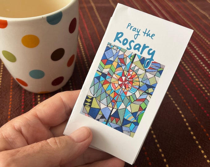 Pray the Rosary Foldable Mini Booklet, Digital Download, Hail Mary ...