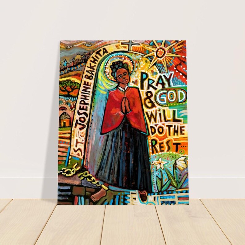 Saint Josephine Bakhita Poster Print, African Saint, Patron Saint of ...