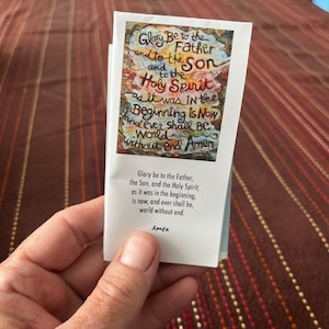 Pray the Rosary Foldable Mini Booklet, Digital Download, Hail Mary ...
