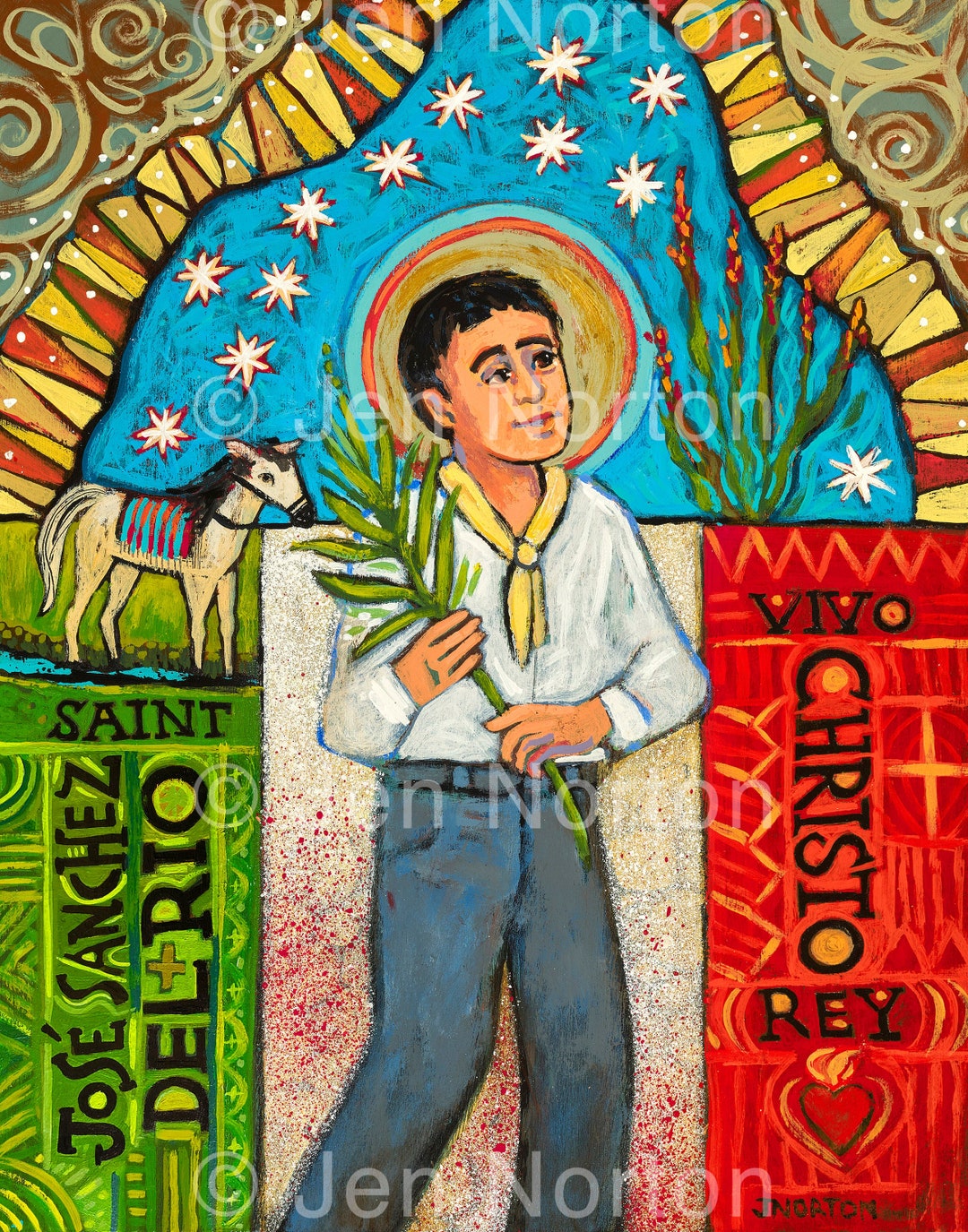 Saint Jose Sanchez Del Rio, Young Catholic, Confirmation Gift, Mexican ...