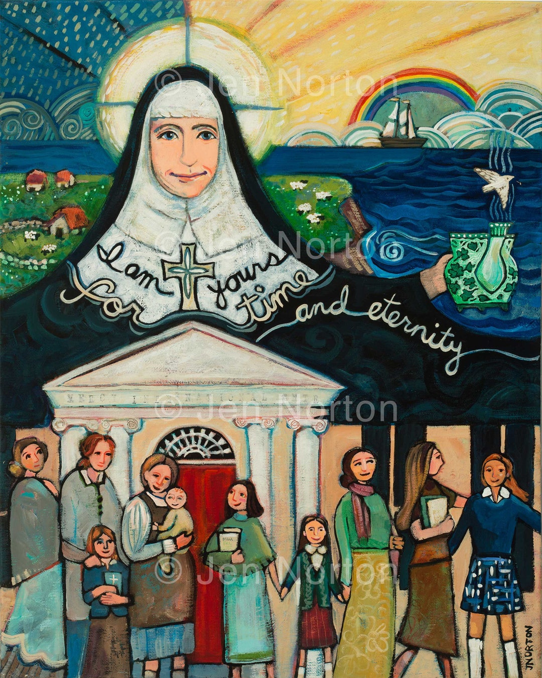 Sisters of Mercy Founder Catherine Mcauley Art Print Time and - Etsy ...