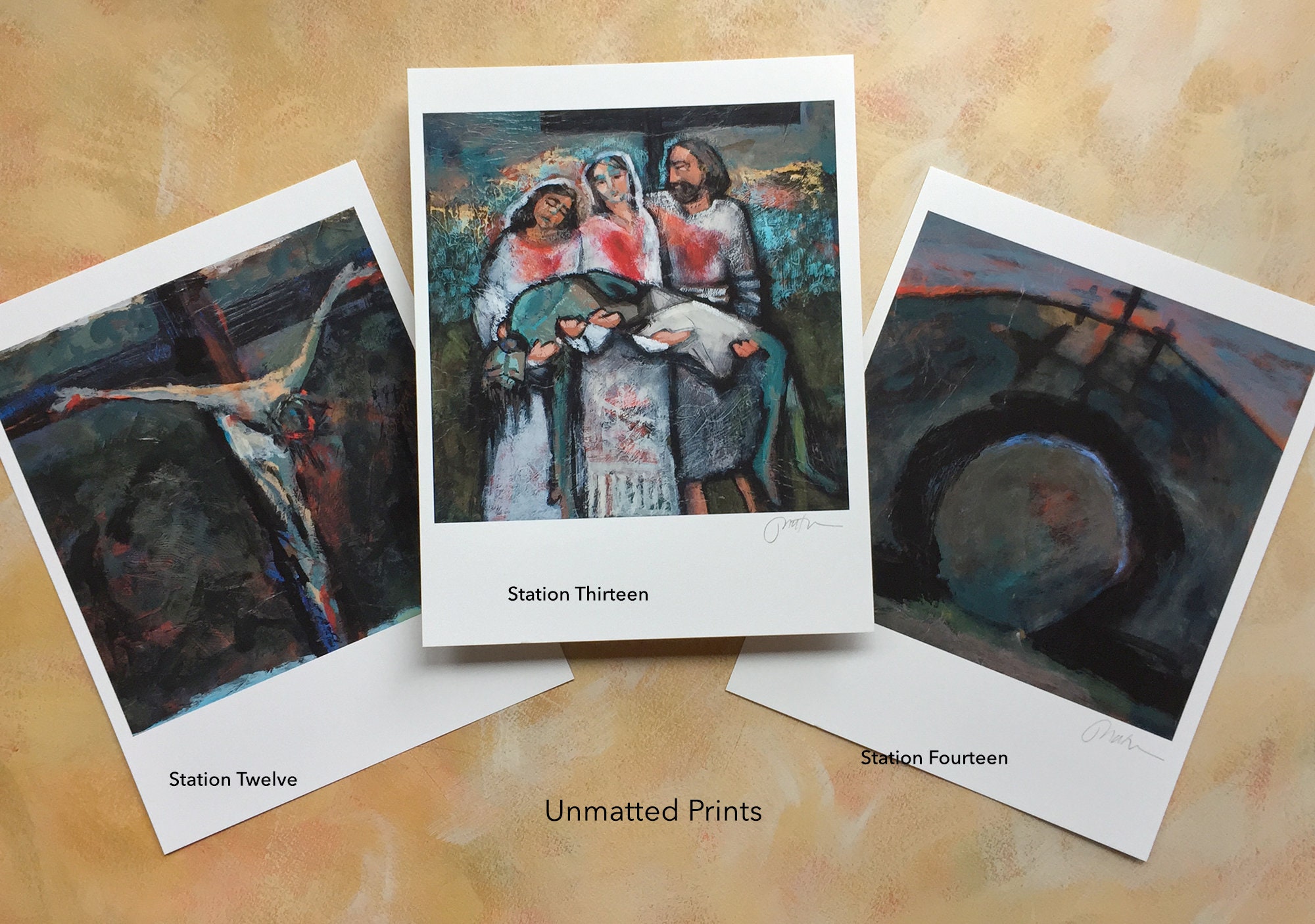 Ninth Station Jesus Falls for the Third Time Art Print - Etsy