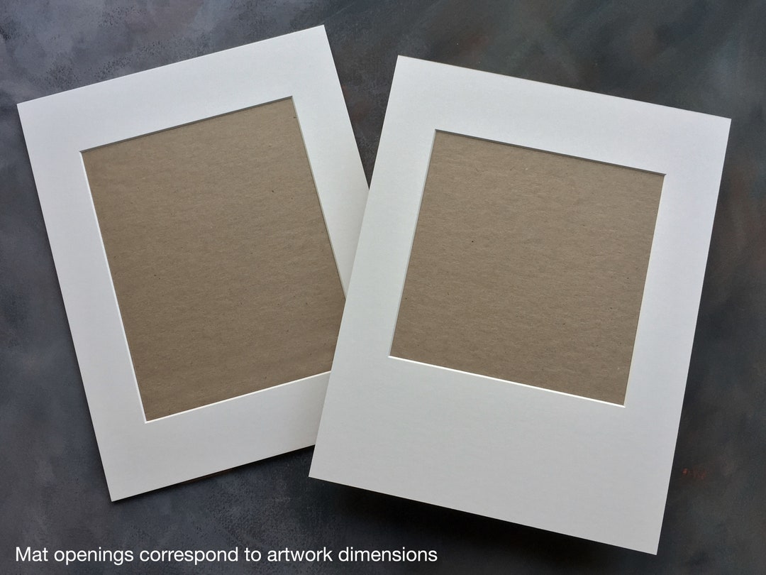 11 X 14" White Matting Option ONLY FOR Signed Museum-quality Prints in ...