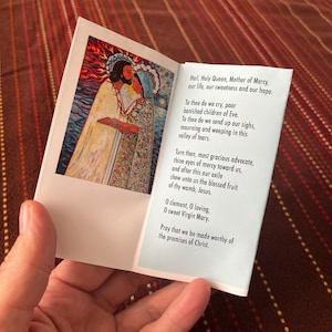Pray the Rosary Foldable Mini Booklet, Digital Download, Hail Mary ...