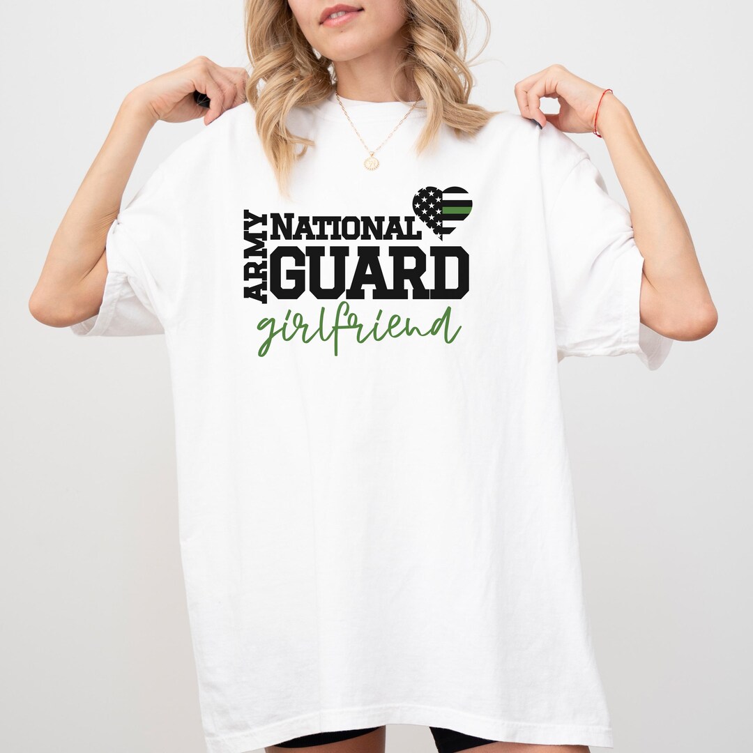 Custom National Guard Shirt for Girlfriend Personalized Military Gift ...