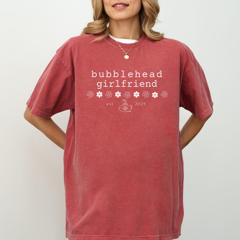 Navy Submarine Bubblehead Girlfriend Shirt With Custom Year Graduation ...