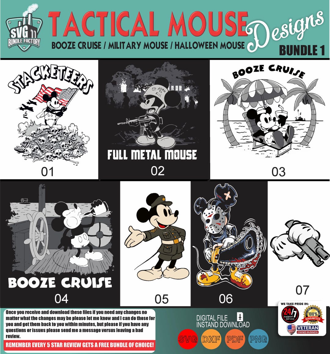 Tactical Mouse Designs, Military, Veteran SVG (digital Download) - Etsy