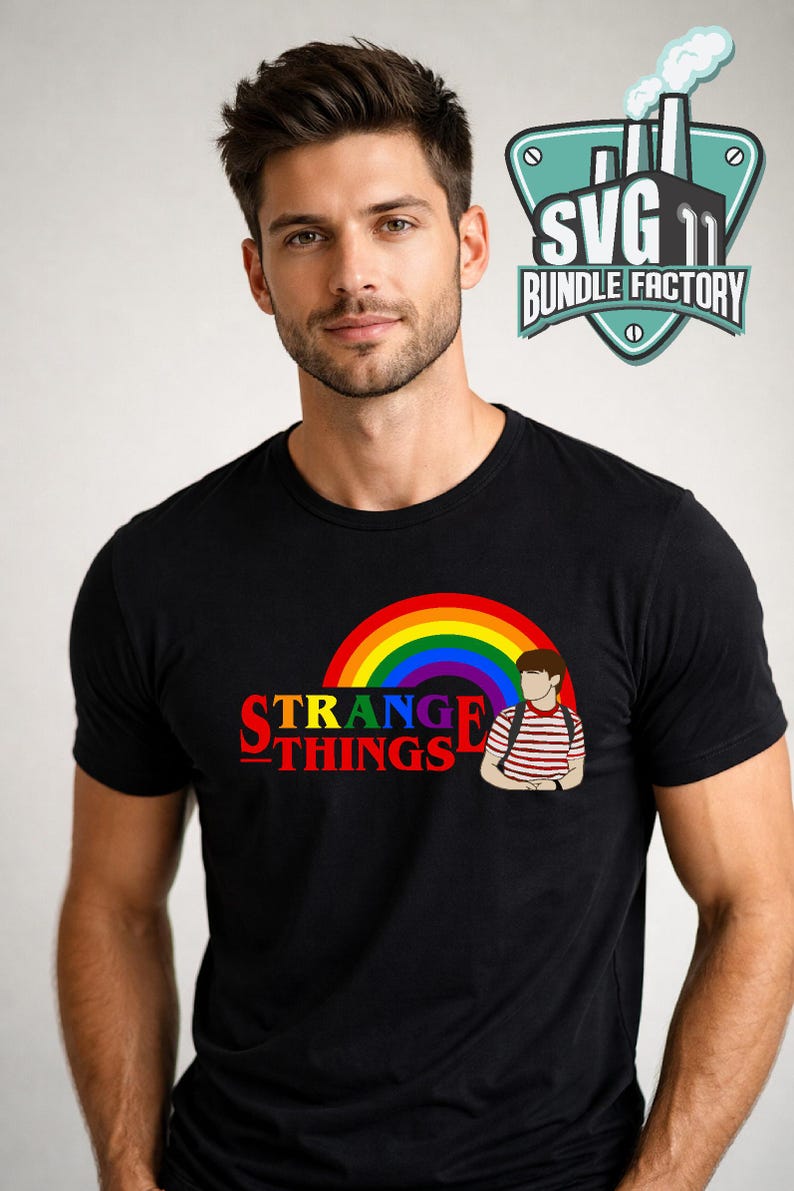 Strange Things Pride Designs, LGBTQ Parody (svg, Png, Pdf, Dxf Files ...