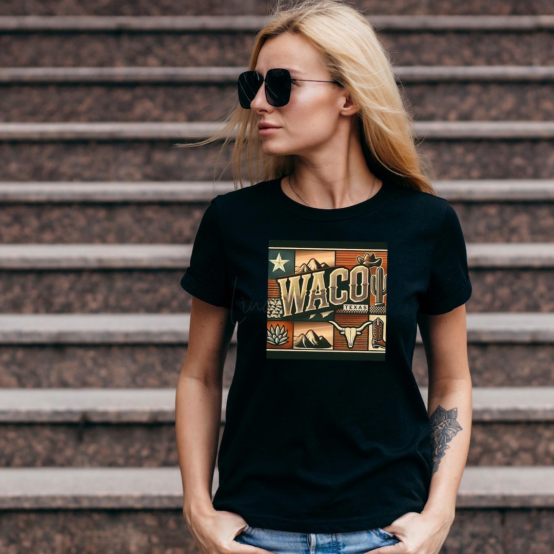 Waco Shirt Texas Tee American Pride Shirt Cowboy Boots Shirt Texan ...
