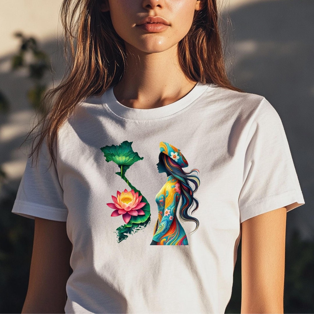 Ao Dai Shirt Vietnam Shirt Unique Vietnam Tee Best Vietnam Art Best ...