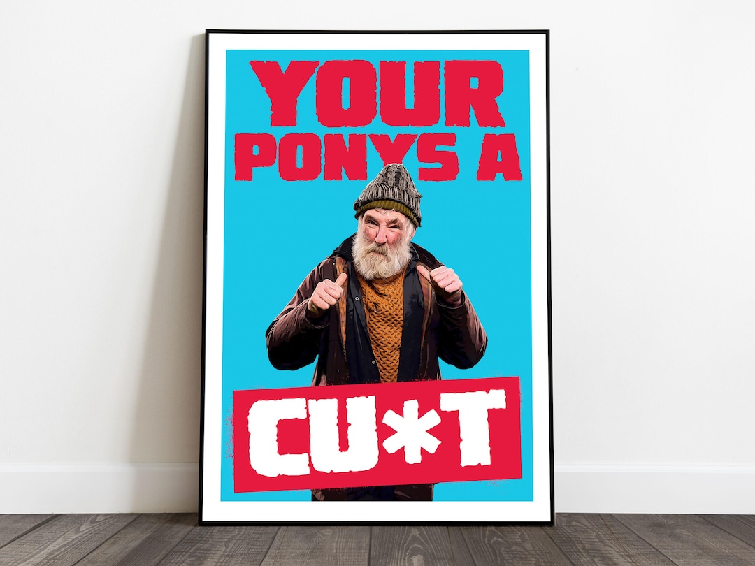 Farmer Jim Brassic Print, Jim Brassic Funny, Brassic Poster, Swearing ...