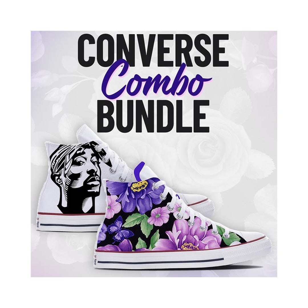 Converse Custom Combo Tutorial | Custom Full Fabric Shoe Guide | Easy ...