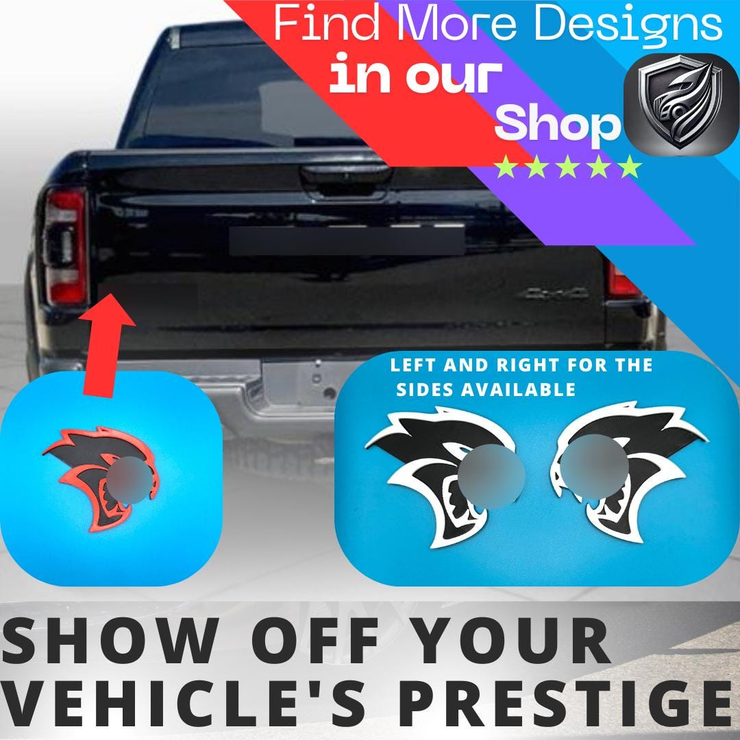 Hellcat Head Emblem - Etsy