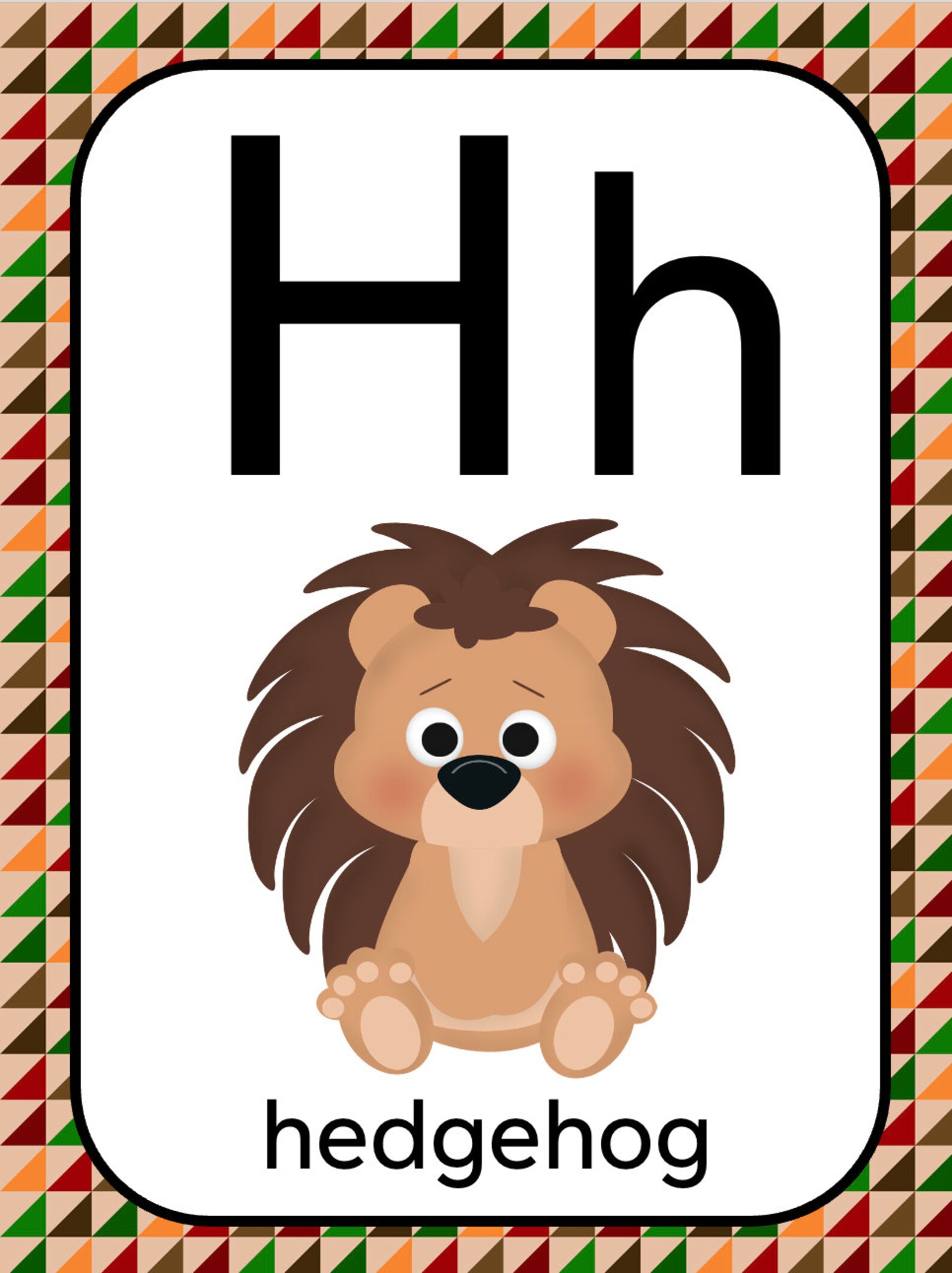 Classroom Alphabet Posters - Woodland Camping Theme - Etsy