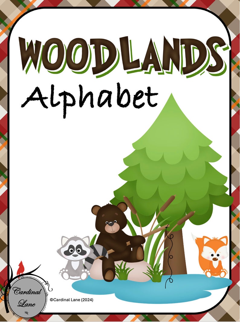 Classroom Alphabet Posters - Woodland Camping Theme - Etsy