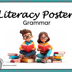 Literacy Classroom Posters - Grammar - Etsy