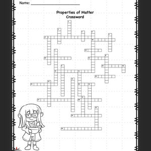 Science Classroom Vocabulary Activities - Matter - Etsy