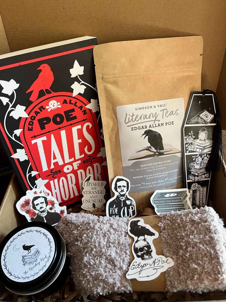 Edgar Allan Poe Fall Reading Gift Box - Etsy