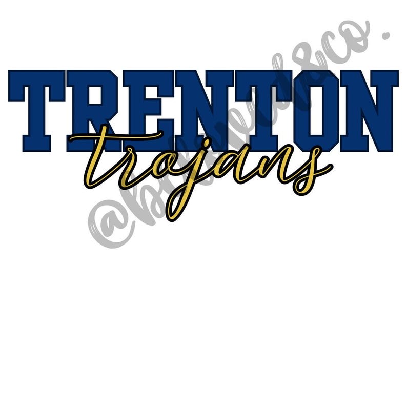 THS Trojans PNG - Etsy