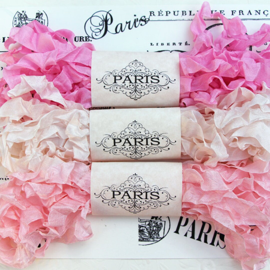 Seam Bindingribbon Scrunchedshabby Ribboncrinkled - Etsy