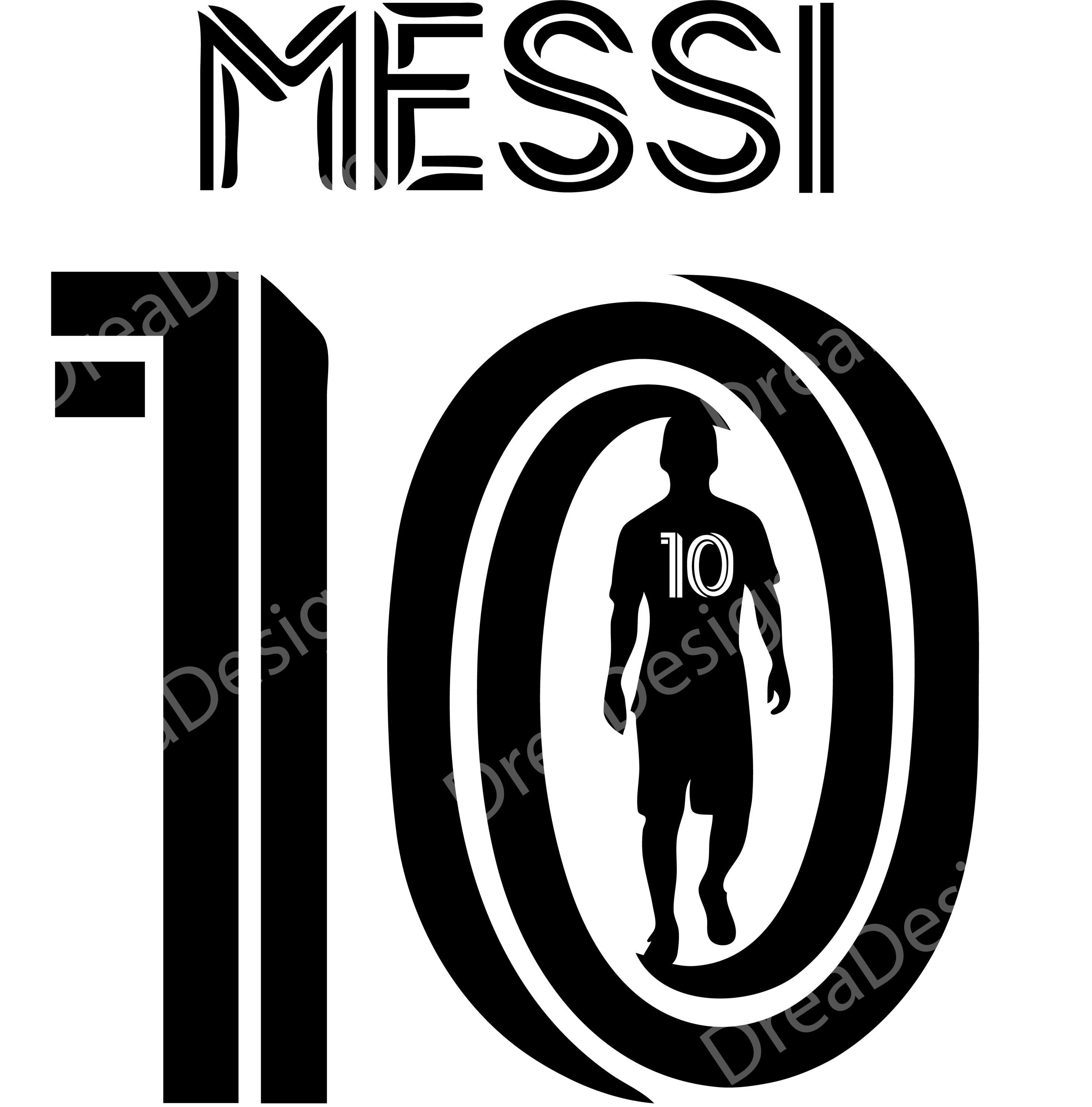 Soccer Player Messi Jersey Svg