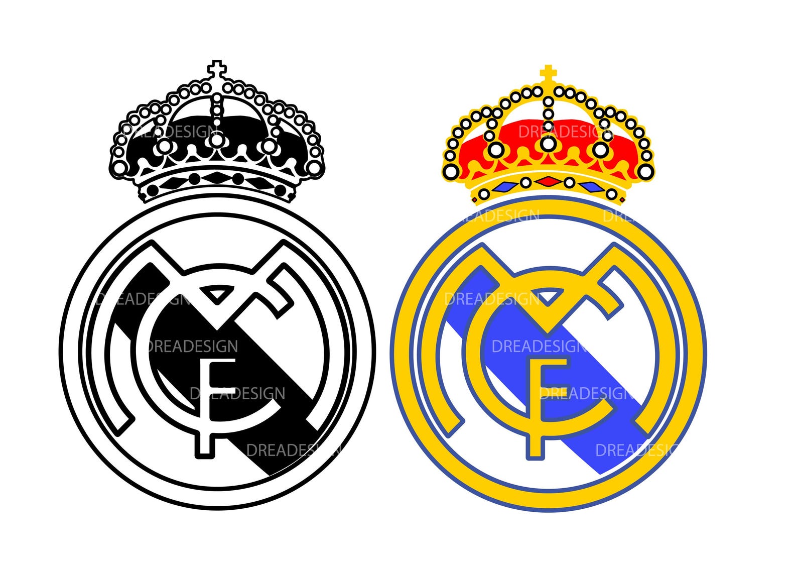 Soccer Club Badge PNG SVG PDF Eps | Editable Football Crest Design ...