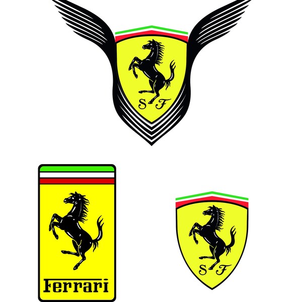 Ferrari Badges and Emblems - Etsy