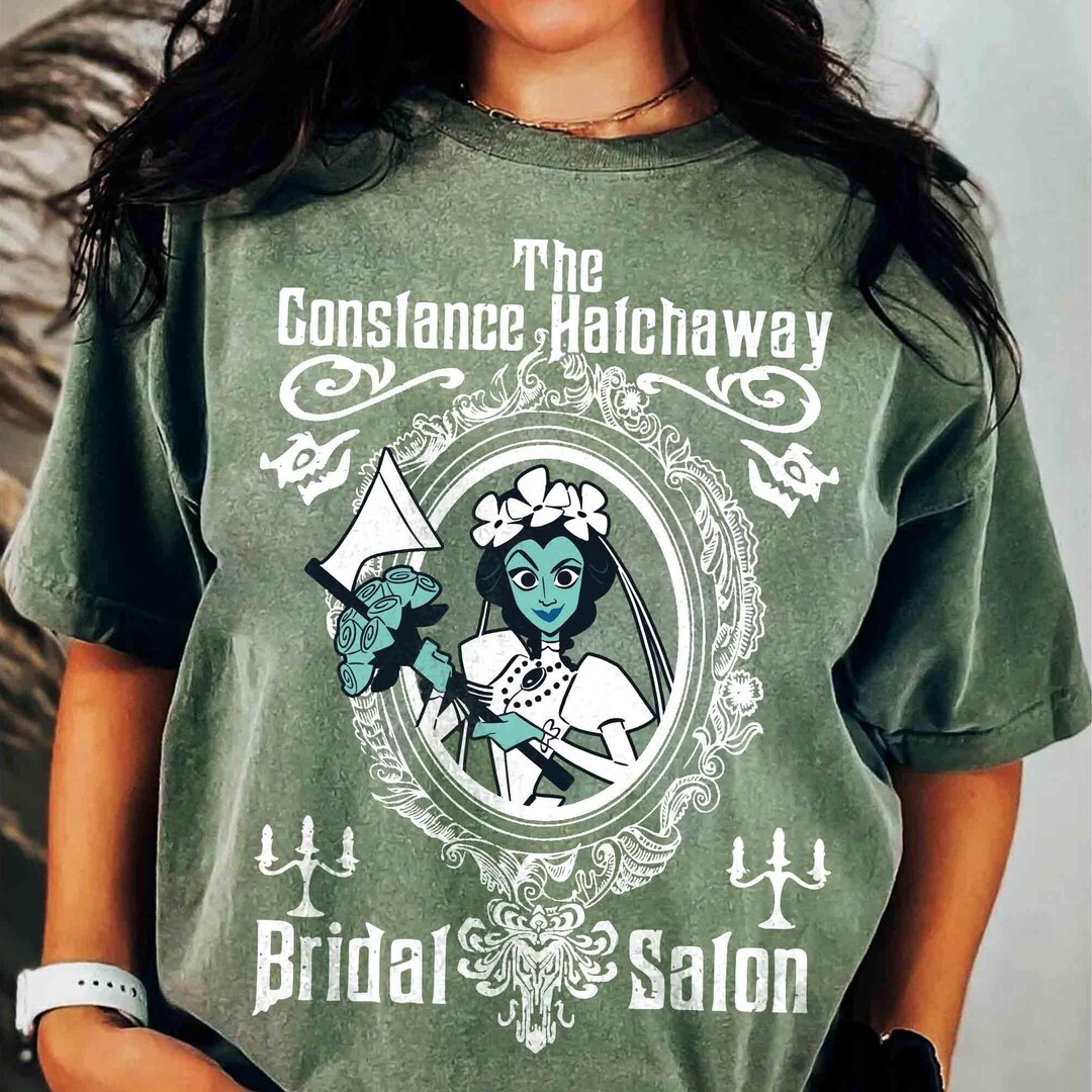 Retro Constance Hatchaway Bridal Salon T-shirt, the Haunted Mansion ...