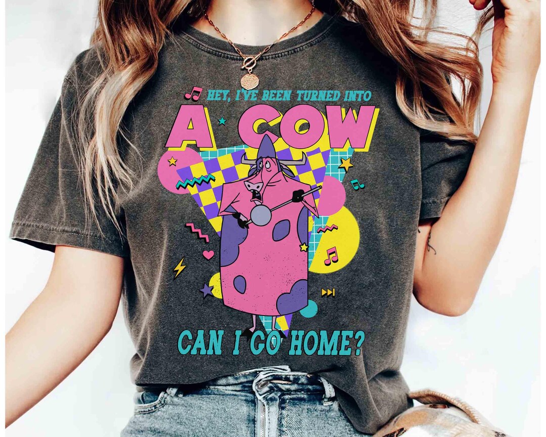 Retro 90s Cow I Been Turned Into A Cow T-shirt, Vintage Disney the ...