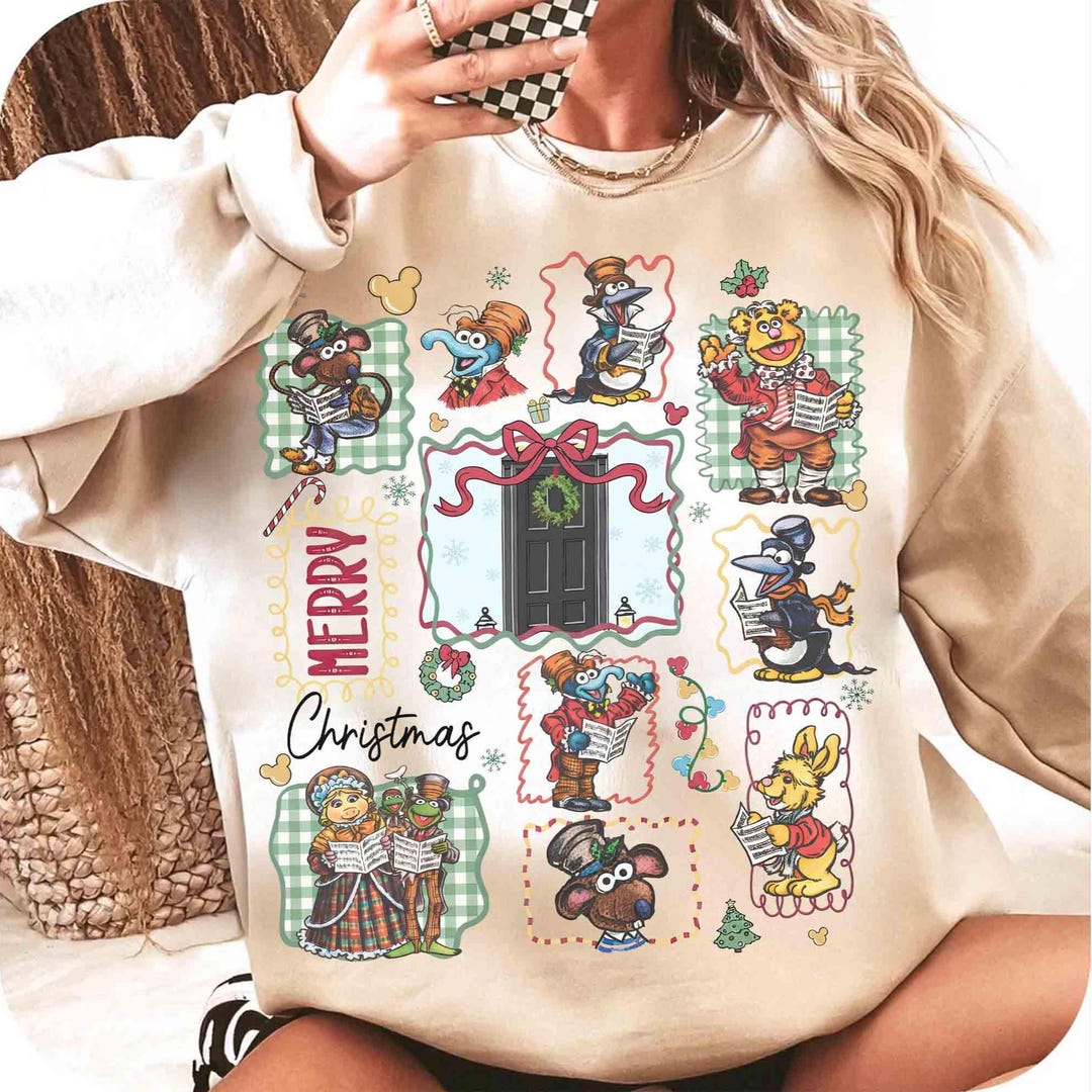 Vintage the Muppet Christmas Carol Movie Shirt, Kermit the Frog Gonzo ...