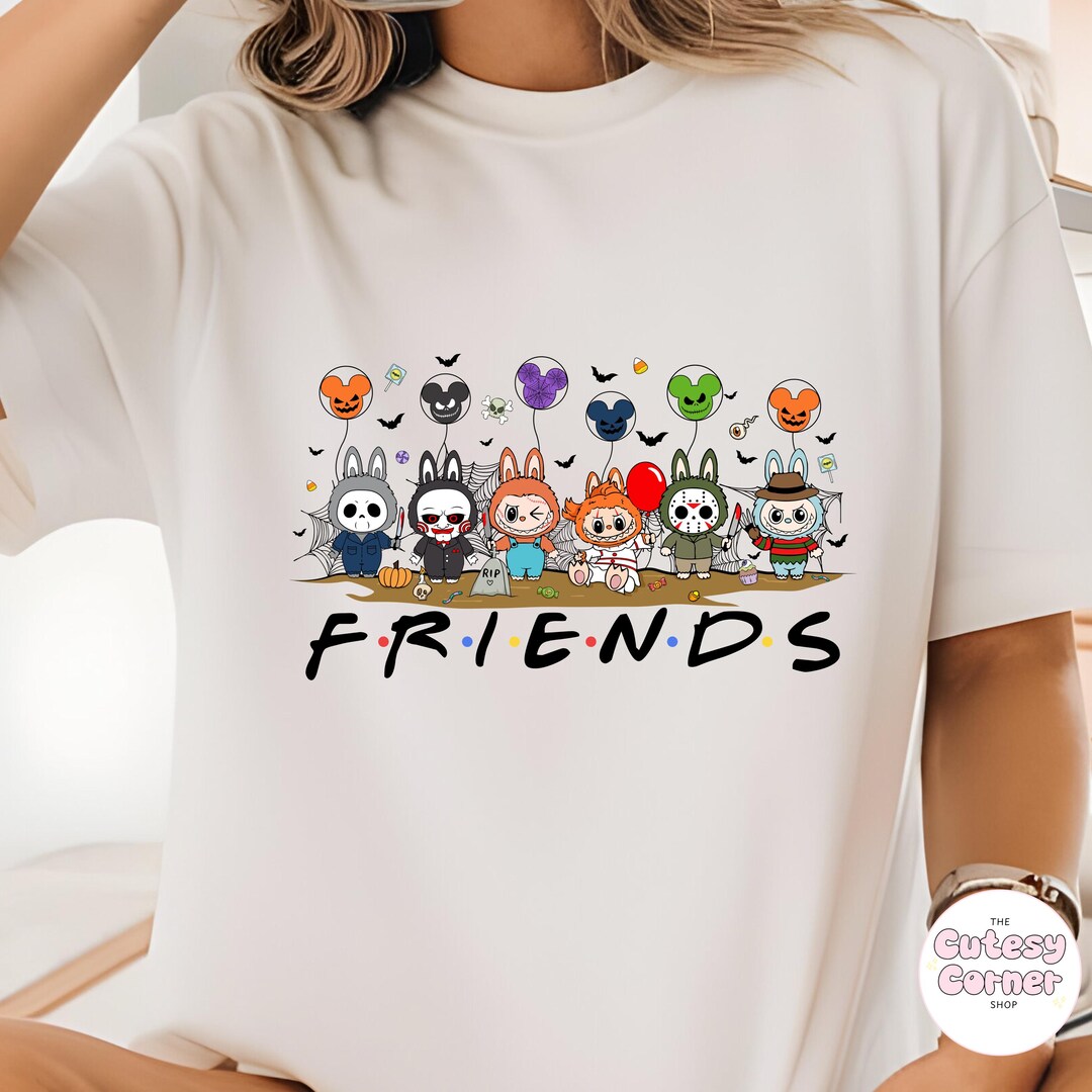 Labubu Shirt for Halloween, Spooky Labubu Halloween Tshirt, Friends ...