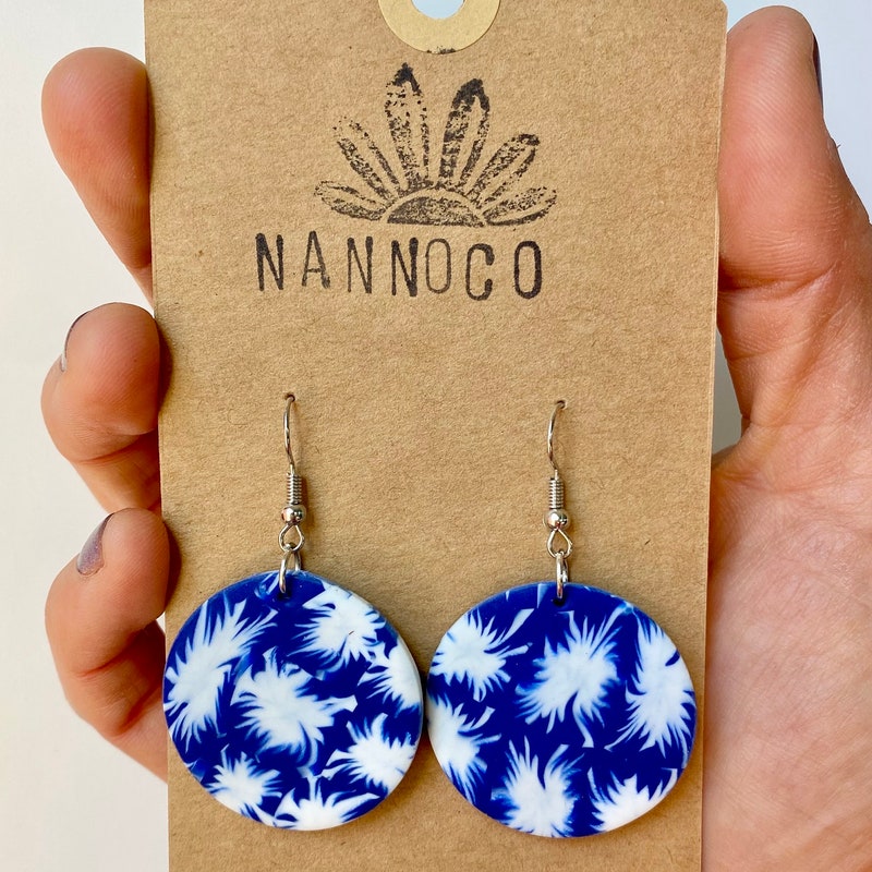 Shibori Earrings - Etsy