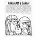 ABRAHAM and SARAH Bible Story Coloring Page and Poster - Etsy