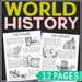 SOCIAL STUDIES Poster Set American and World History Bulletin Board ...