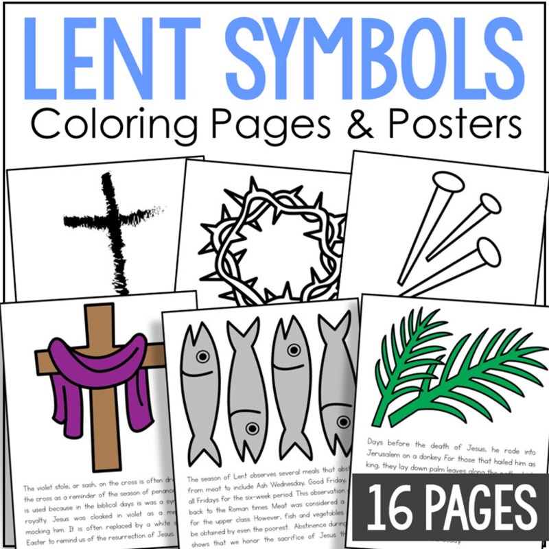 Lent Poster - Etsy UK