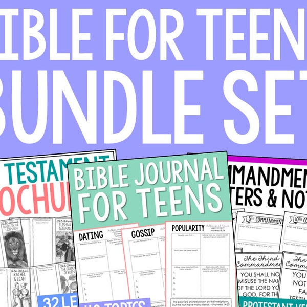 Sunday Worksheets for Teens - Etsy