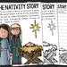 THE NATIVITY STORY Bible Story Coloring Page Activity Poster Sunday ...
