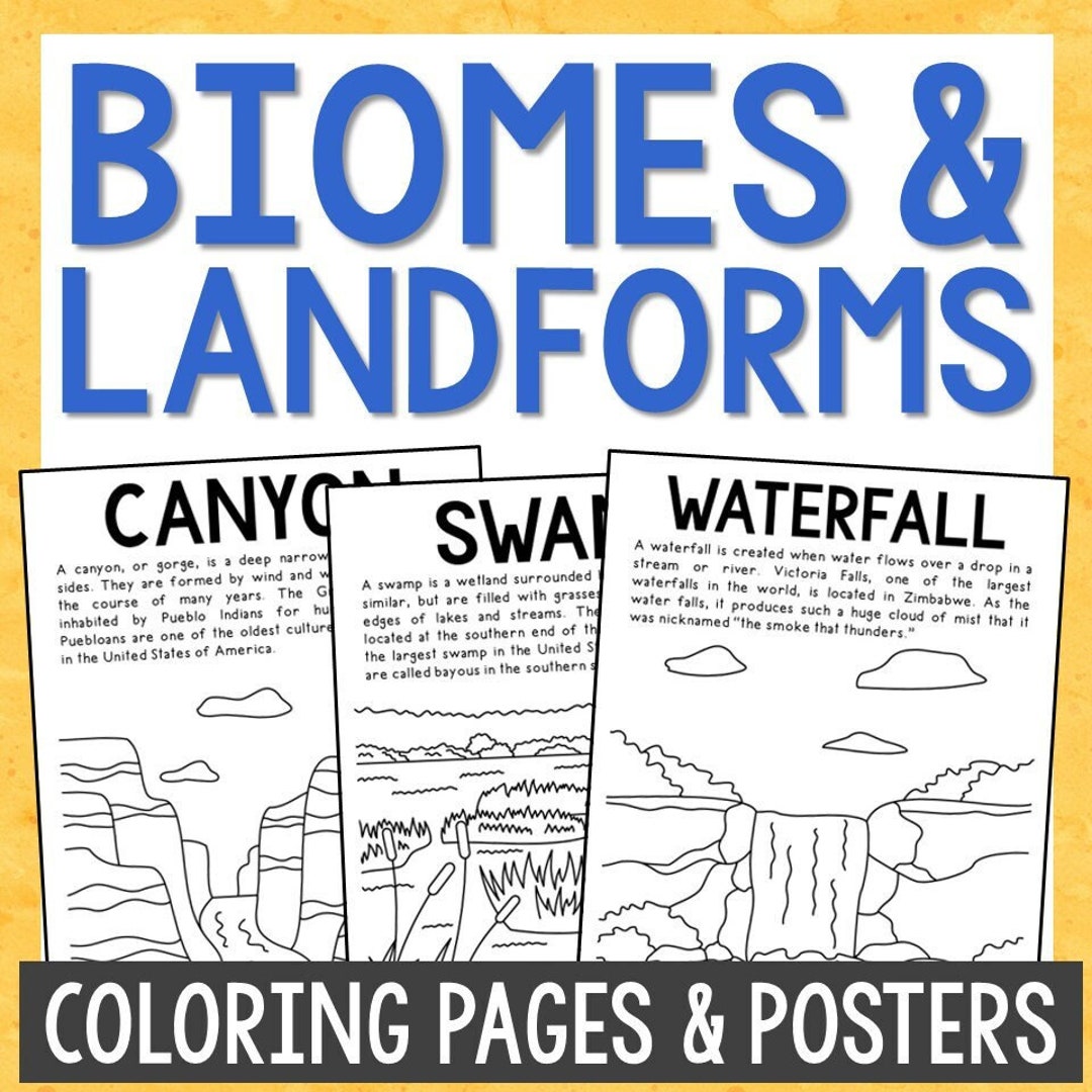 Printable Ecosystem Coloring Pages