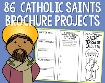 Catholic Saints Posters - Etsy