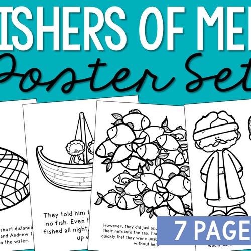 Printable Bible Story Posters Sunday School Lessons - Etsy