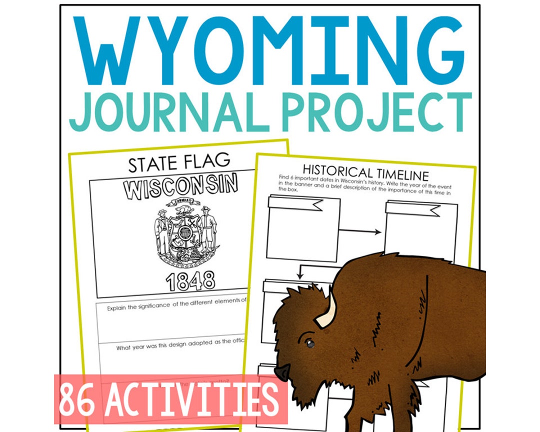 WYOMING State History Project Activity | Social Studies Unit Study ...
