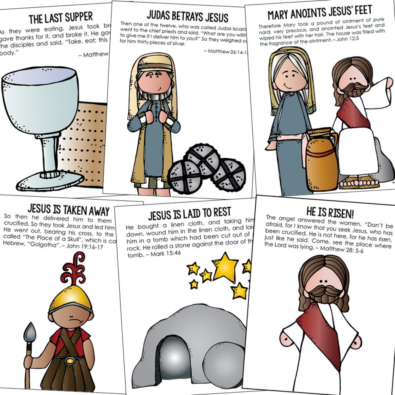 LENT and EASTER BUNDLE Coloring Pages Posters Church for | Etsy