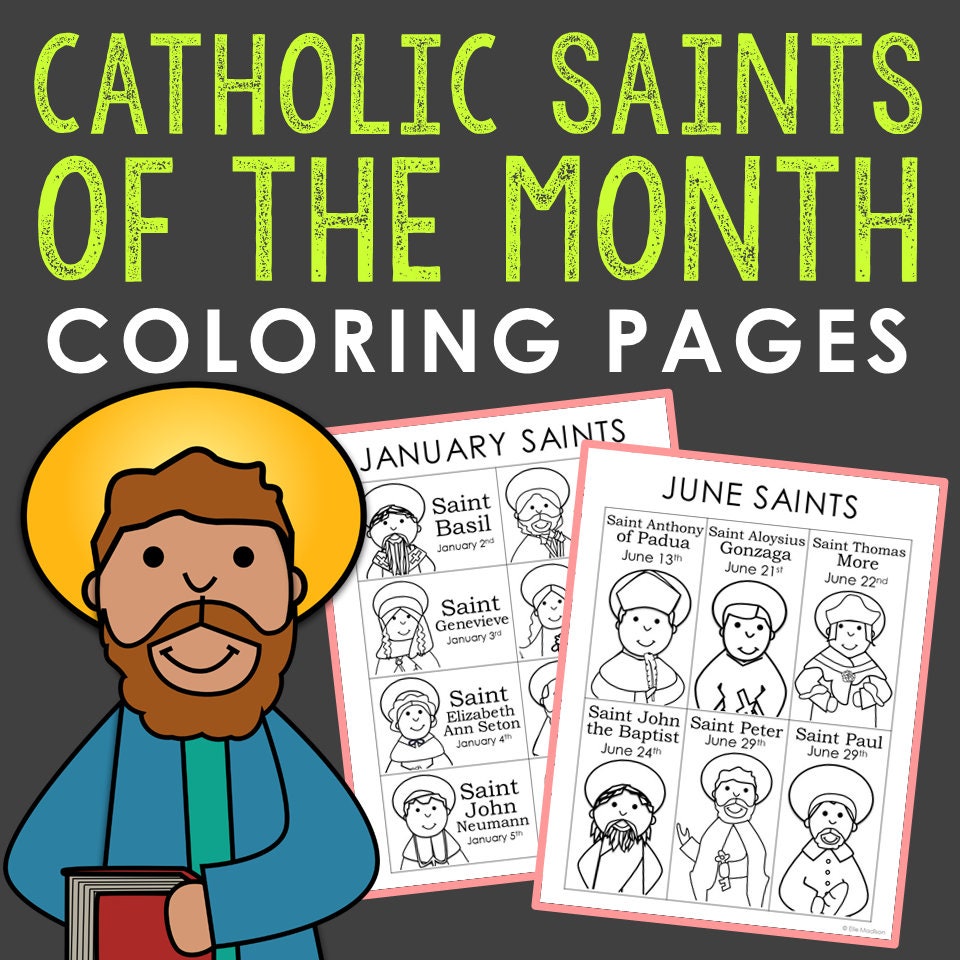 Catholic Posters for Kids Bundle | Homeschool CCD Activity Printables ...