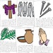 LENT and EASTER BUNDLE Coloring Pages Activity Posters | Catholic ...