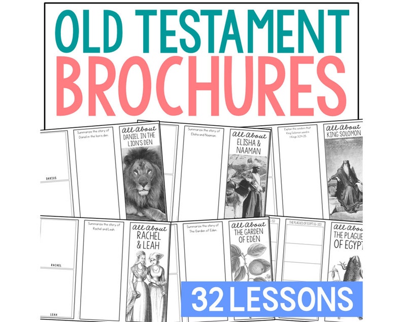 OLD TESTAMENT Bible Study for Kids Activity Christian Catholic ... OLD TESTAMENT Bible Study for Kids Activity Christian Catholic ...