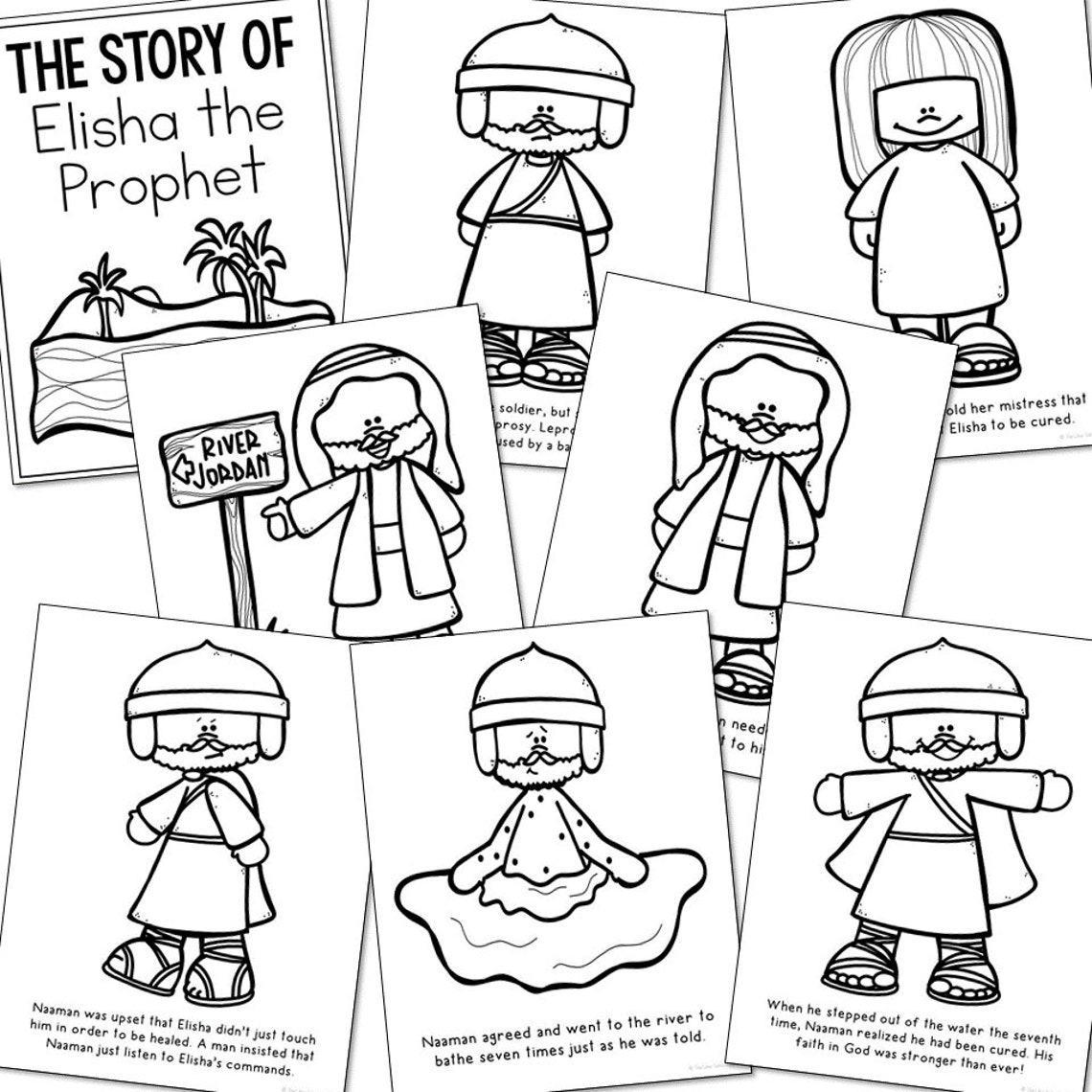 Elisha the Prophet Activity Posters for Kids | Christian Homeschool ...