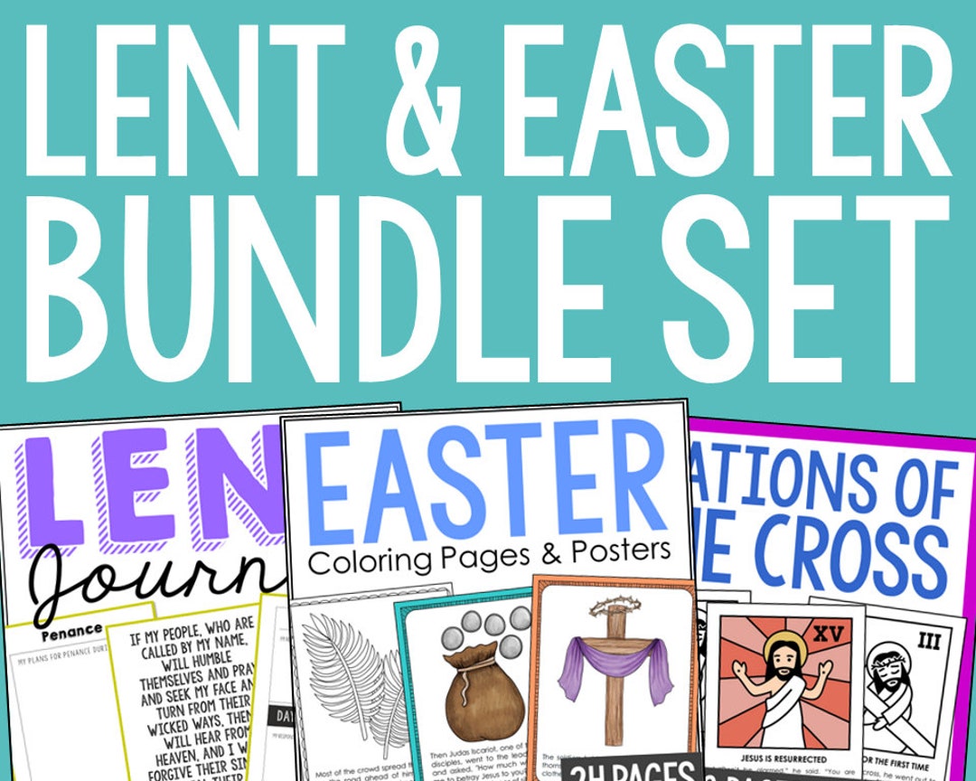 Lent Coloring Pages Worksheets