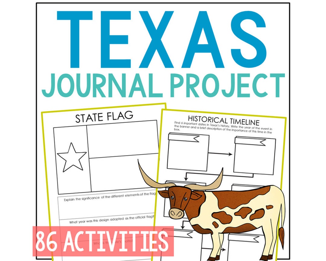 TEXAS State History Project Activity | Social Studies Unit Study Lesson ...