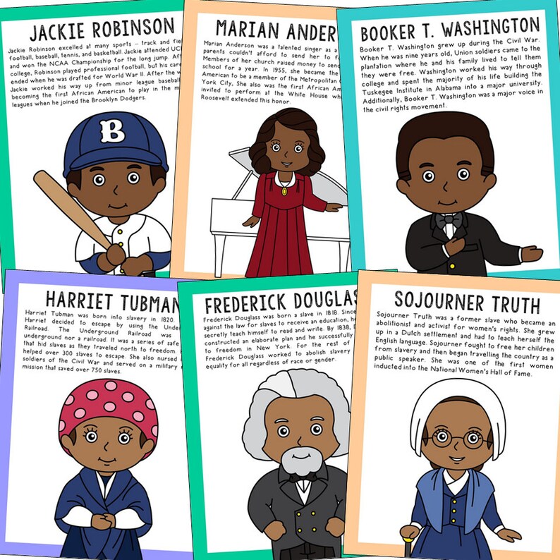 Black History Month Posters for Kids | Homeschool Social Studies ...