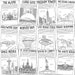 USA Landmarks Coloring Pages for Kids | Homeschool Geography Social ...